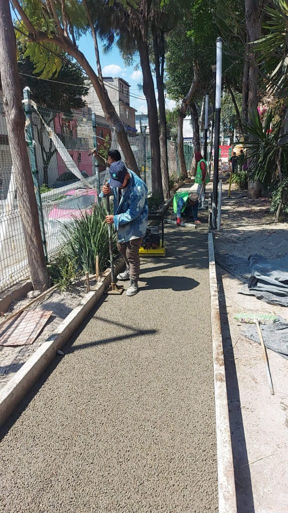 Instalación de Concreto Permeable en Parque Recreativo Santa Úrsula ...